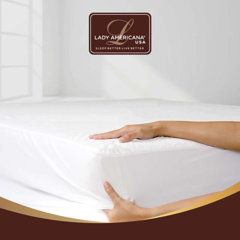 Promo Lady Americana Protector Anti Air Mattress - 120 X 200 Putih ...