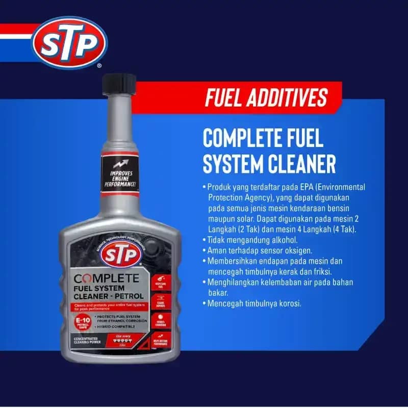 Promo Stp Complete Fuel System Cleaner Cairan Pembersih Injektor Katup ...