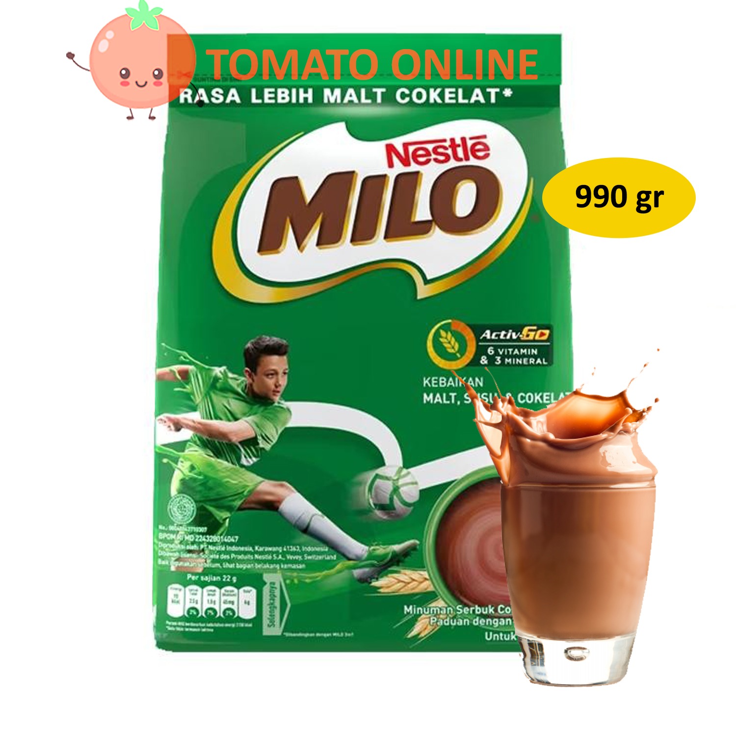Jual Milo Active Go Lokal Bubuk / 1 kg 1kg 1000gr 1000gram 1000 gr gram ...