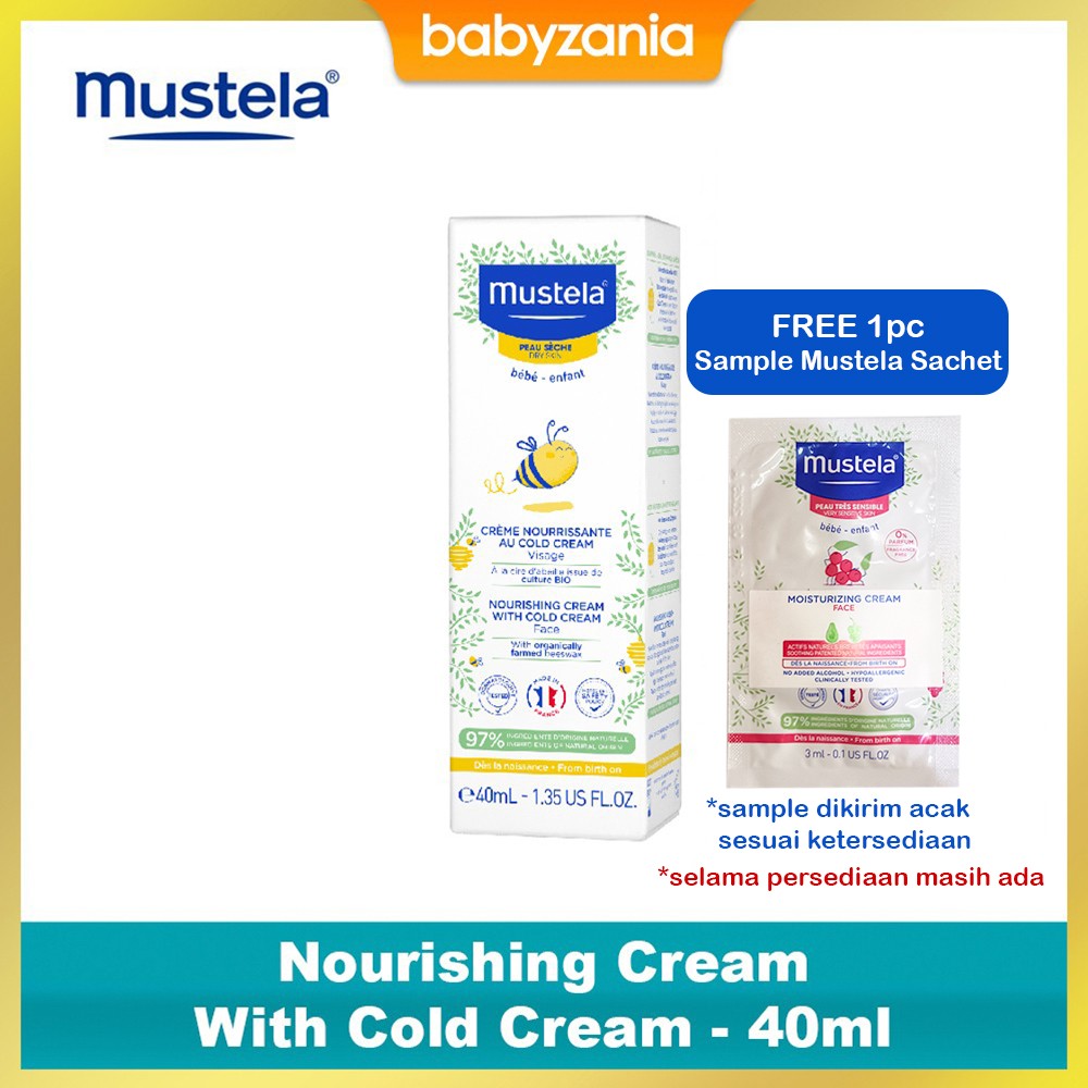 Promo Mustela Nourishing Cream With Cold Cream [40 Ml] Diskon 6% Di ...