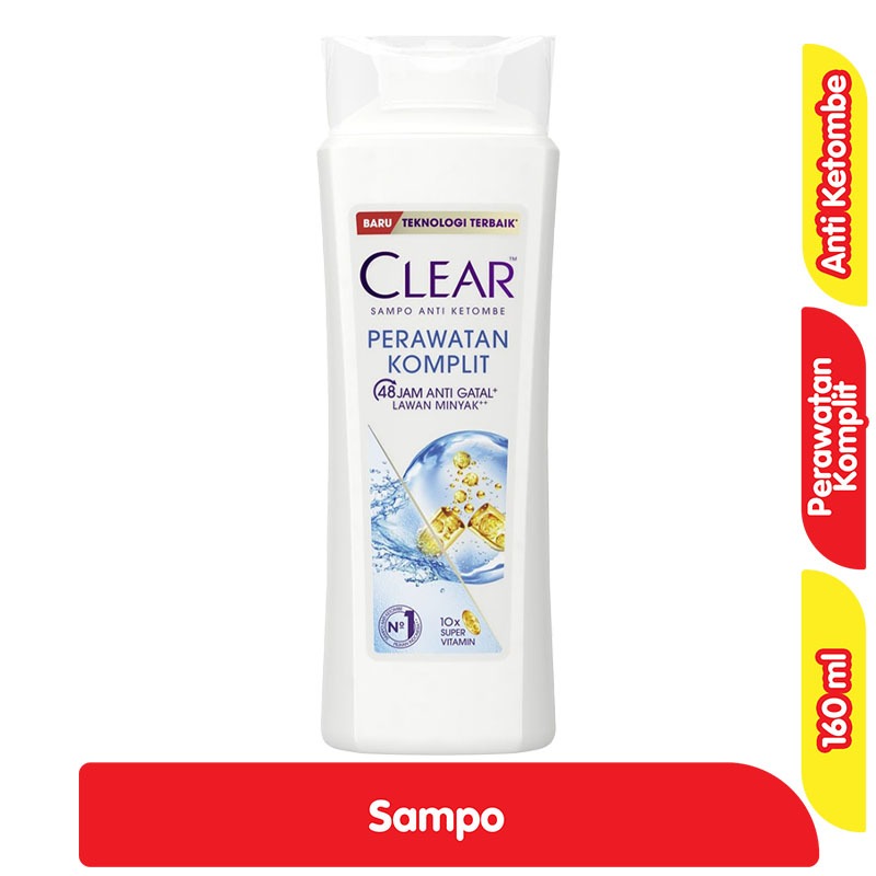 Jual CLEAR Anti Dandruff Shampoo Perawatan Komplit 160 ml di Seller ...