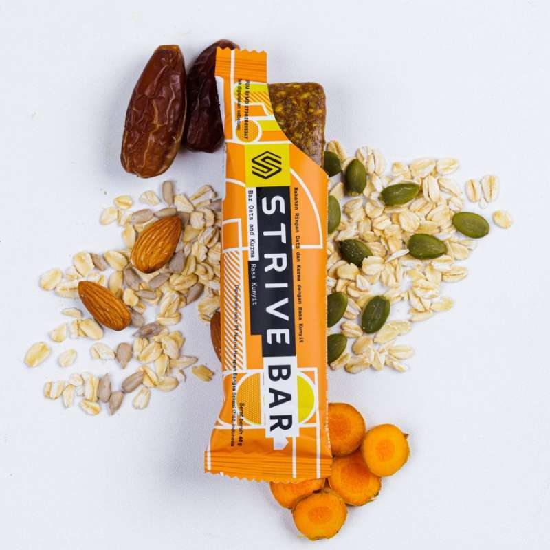 Promo Strive Energy Bar 40g Satuan Tenaga Lari Sepeda Olahraga - Kunyit ...
