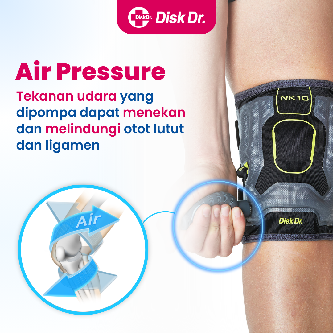 Promo Disk Dr Airband Nk 10 Knee Support - Terapi Lutut Disk Dr. Nk10 - Size S Diskon 7% Di ...