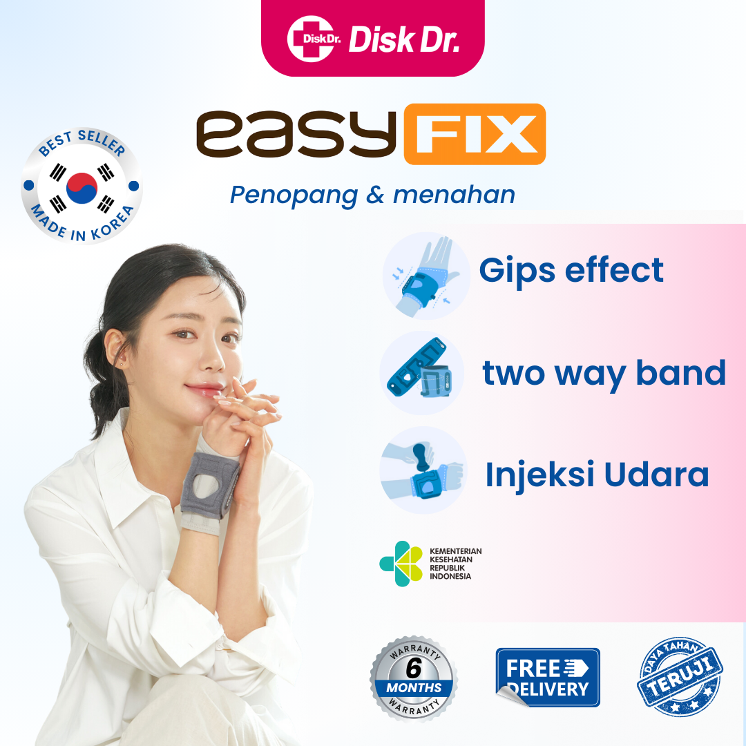 Jual Disk Dr Easy Fix (wrist Splint Hand Support) - Terapi Penyangga Pergelangan Tangan Keselo ...