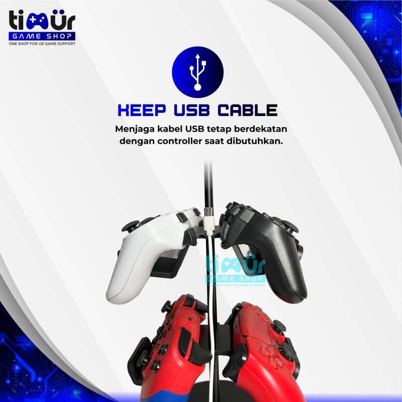 Promo Multiple Controller Desk Stand Tempat Stick Stik Ps3 Ps4 Ps5 Xbox ...