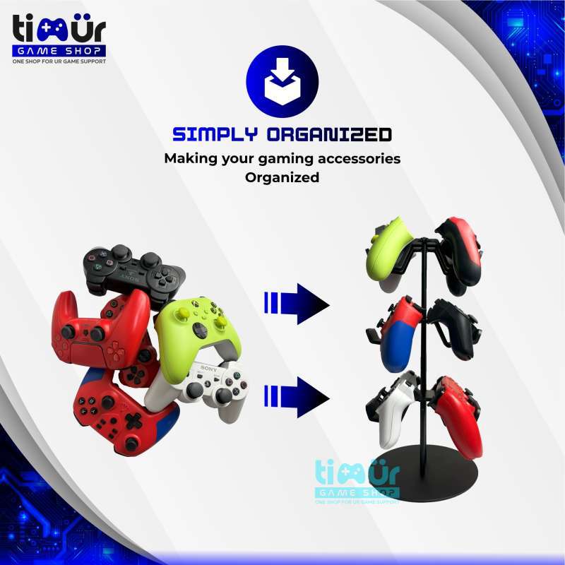 Promo Multiple Controller Desk Stand Tempat Stick Stik Ps3 Ps4 Ps5 Xbox ...