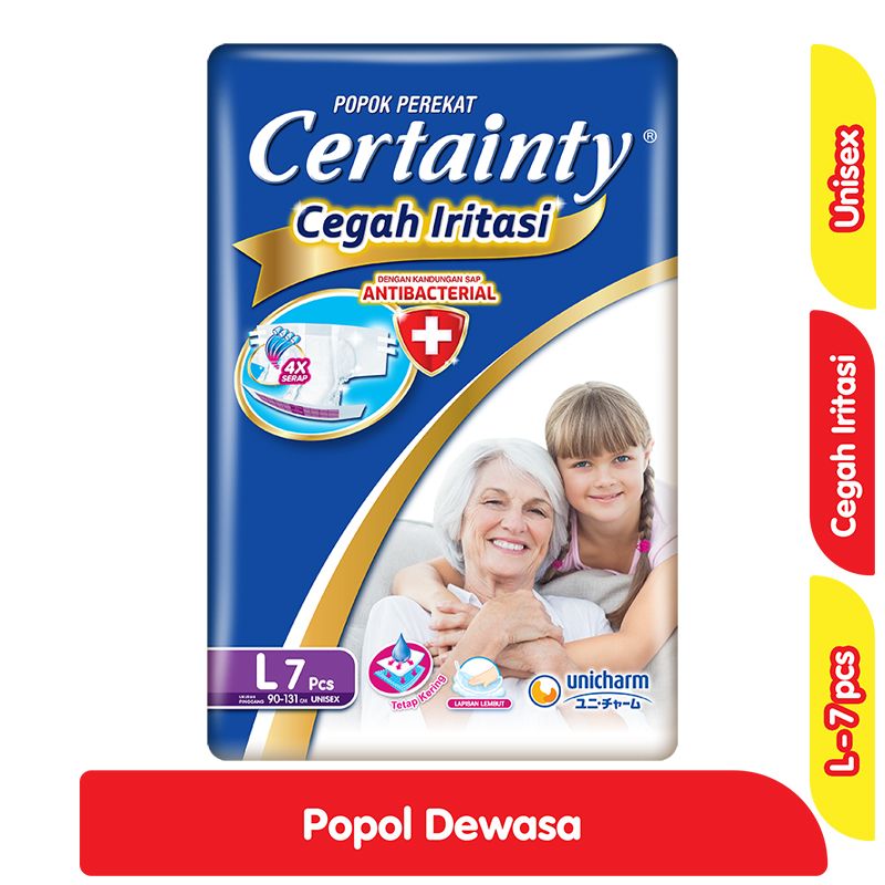 Jual Certainty Disposable Adult Diapers Popok Perekat L-7 di Seller ...
