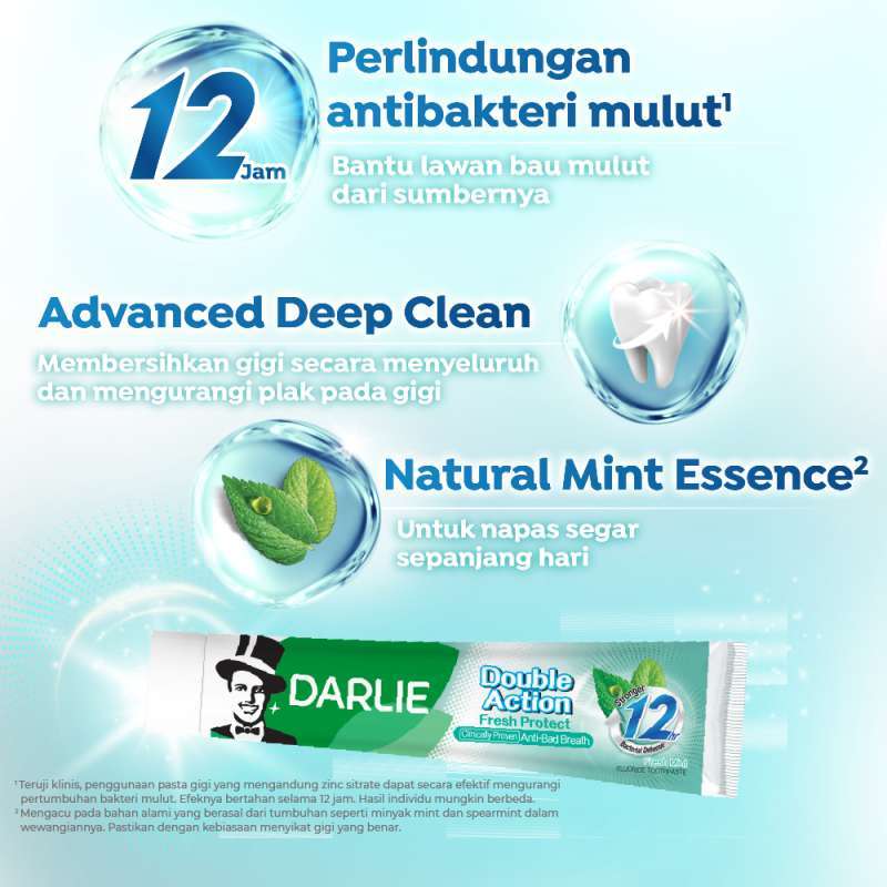 Promo Darlie Double Action Fresh Protect Toothpaste [180 G] Diskon 14% Di Seller Bliblimart ...