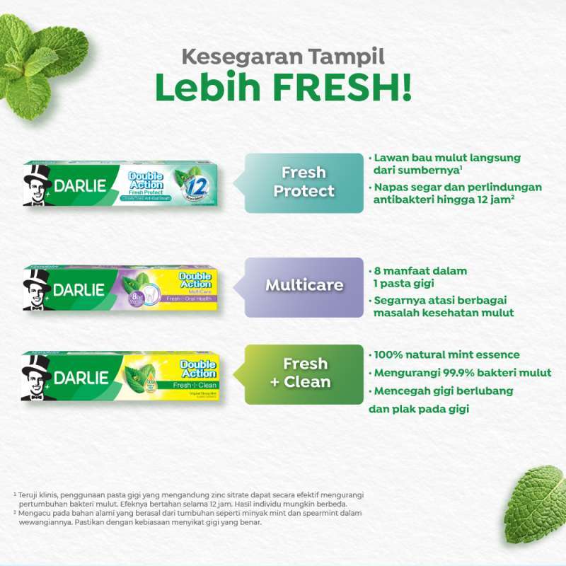 Promo Darlie Double Action Fresh Protect Toothpaste [180 G] Diskon 14% Di Seller Bliblimart ...