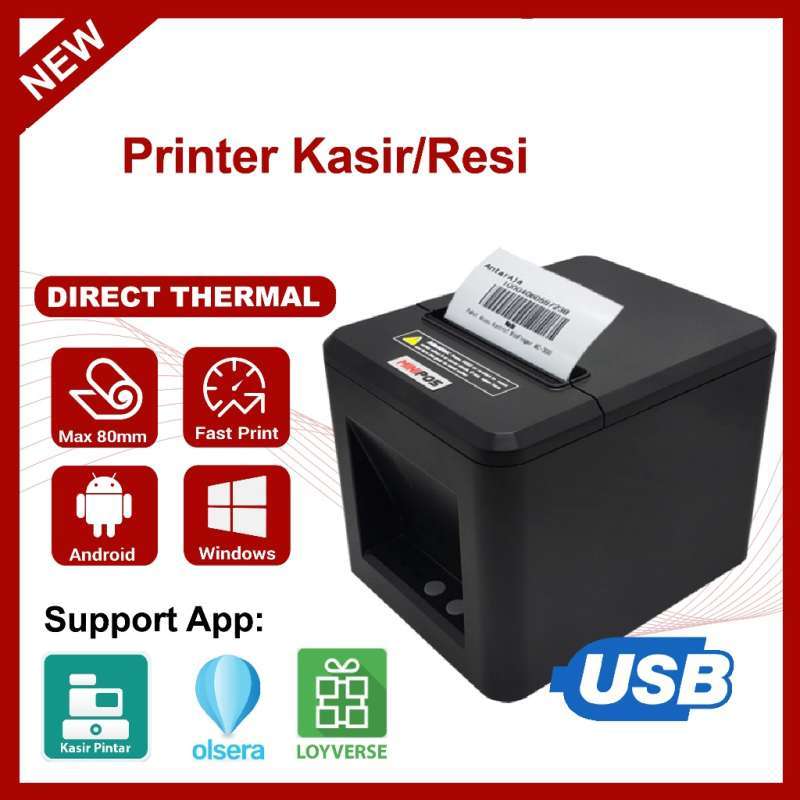 Jual Printer Kasir Printer Thermal Murah Harga Terjangkau 80mm Usb ...