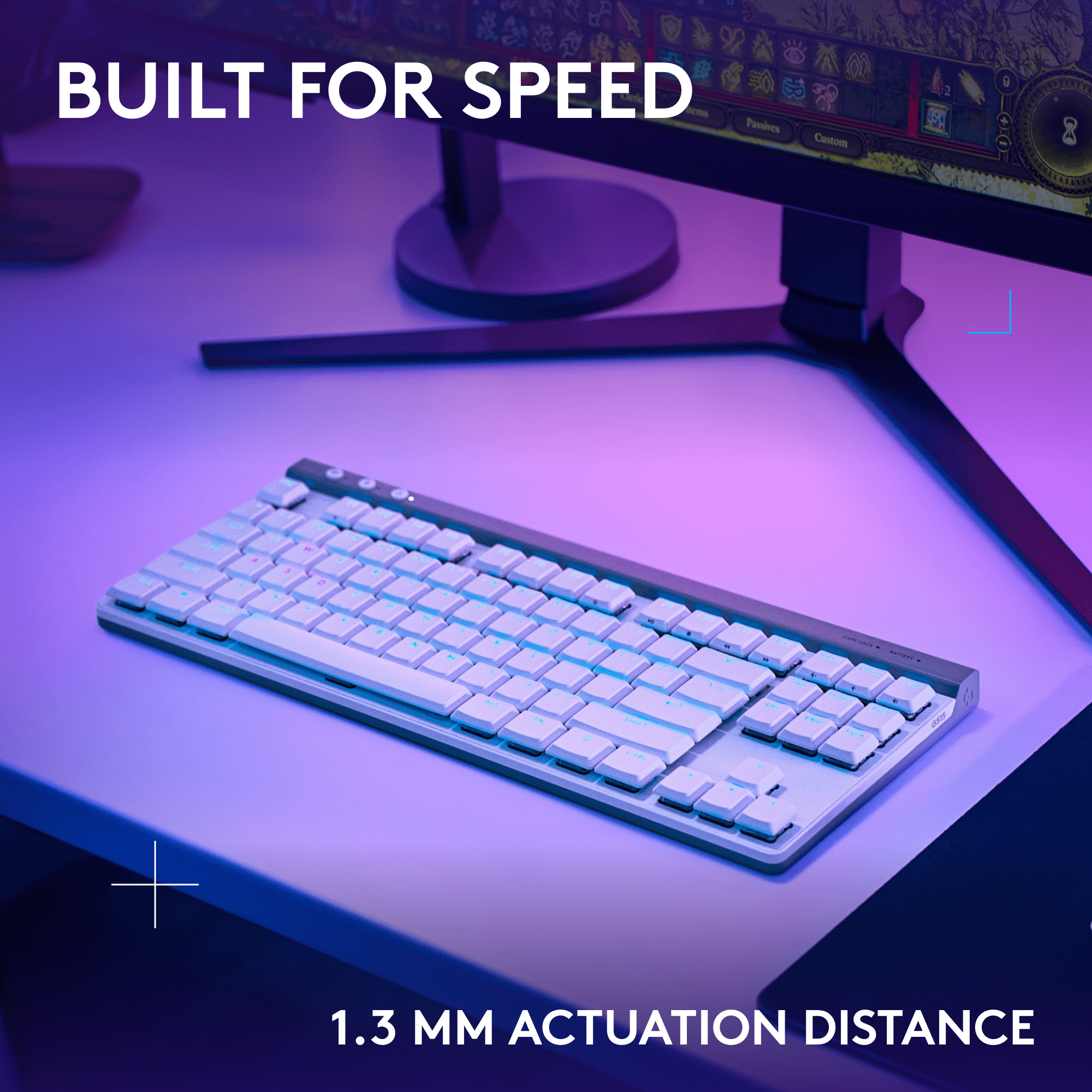 Promo Logitech G515 Keyboard Gaming Wireless Lightspeed Tkl, Rgb ...