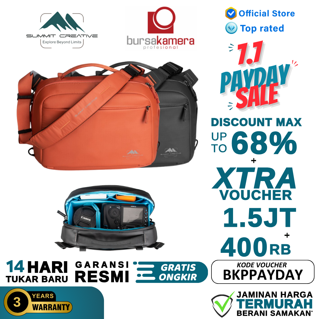 Jual Summit Creative Tenzing 7l Shoulder Bag 7 L Tas Kamera Mirrorless ...