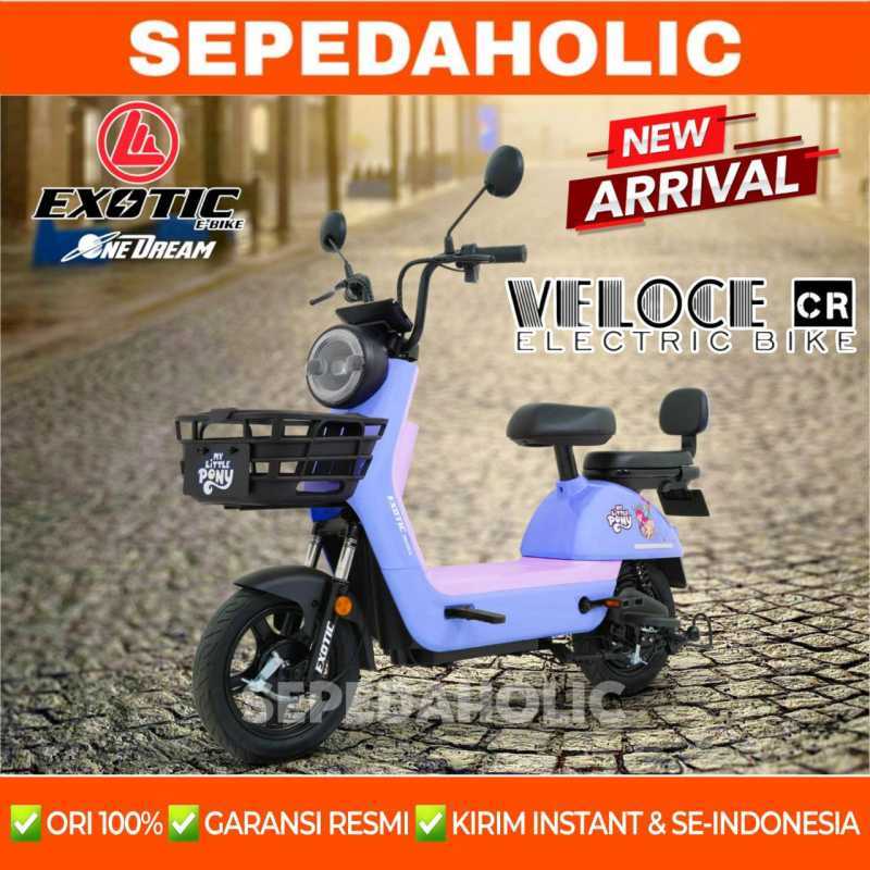 Promo Sepeda Listrik Exotic Veloce Cr New By Pacific 500 Watt Electric ...