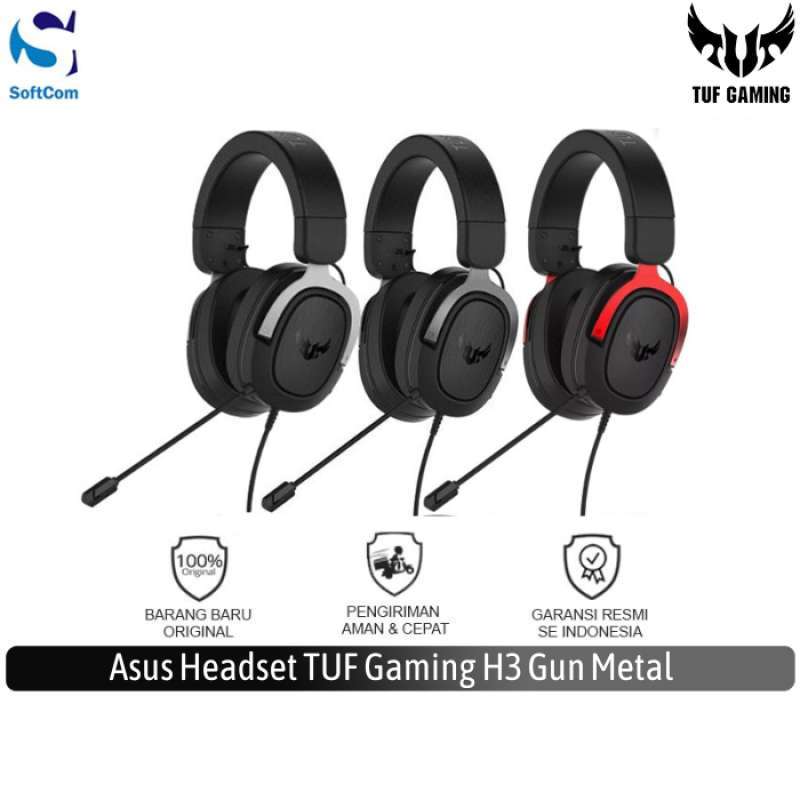 Jual Asus Headset Tuf Gaming H3 [90yh02ar-b1ua00] - Red Di Seller ...
