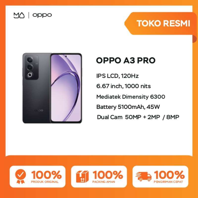 OPPO A3 🔥 - Harga & Spesifikasi Terbaru Juni 2026