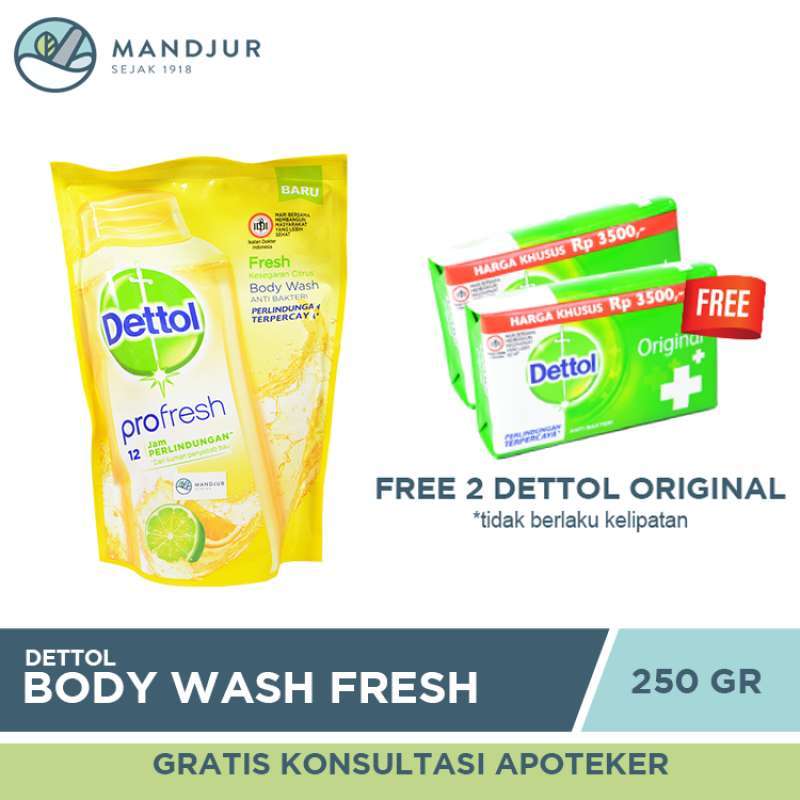 Promo Dettol ProFresh Sabun Mandi Cair [250 g] Diskon 5% di Seller ...