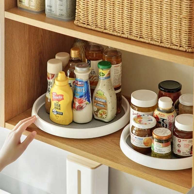 Promo Organizer Rak Bumbu Dapur Putar Serbaguna Seasoning Rack Rotating ...