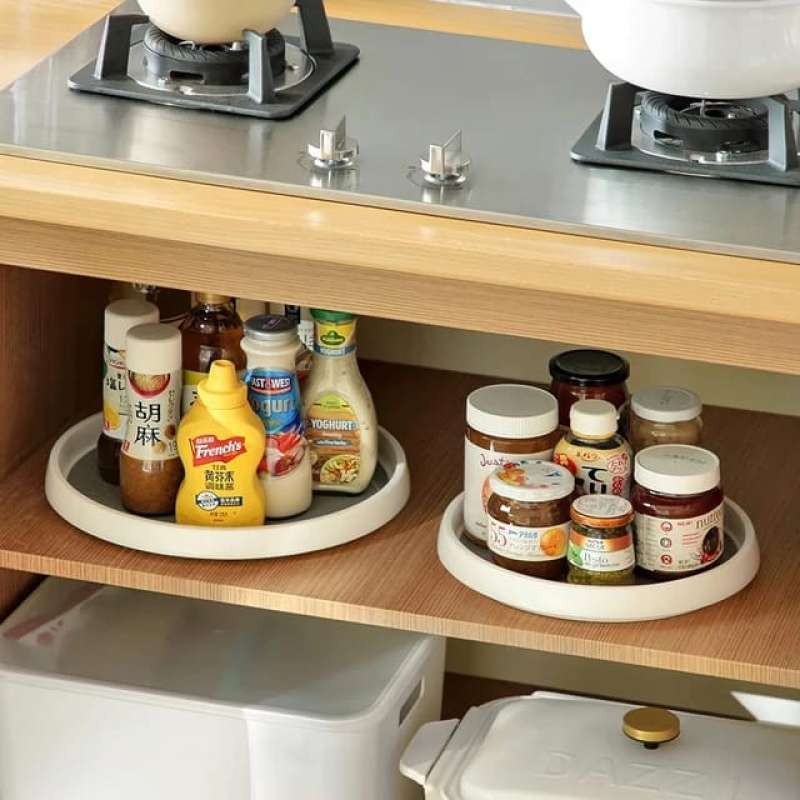 Promo Organizer Rak Bumbu Dapur Putar Serbaguna Seasoning Rack Rotating ...