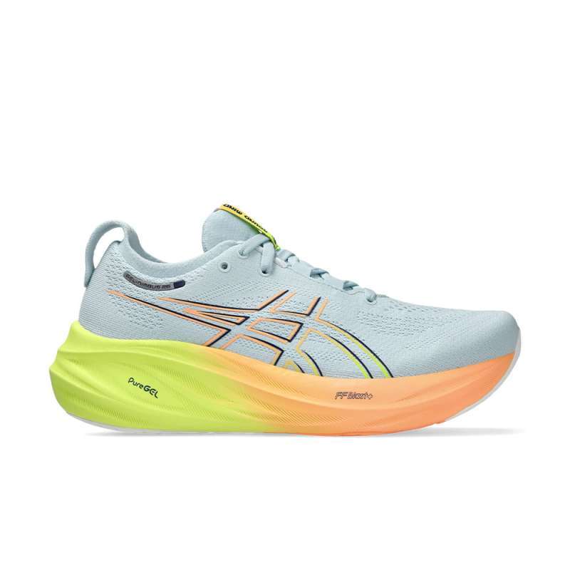 Jual Asics Women Gel-nimbus 26 Paris Standard -1012b743.750 - Cool Grey/safety Yellow 8.5 Di ...
