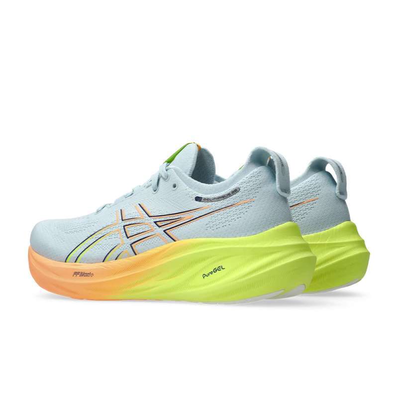 Jual Asics Women Gel-nimbus 26 Paris Standard -1012b743.750 - Cool Grey/safety Yellow 8.5 Di ...