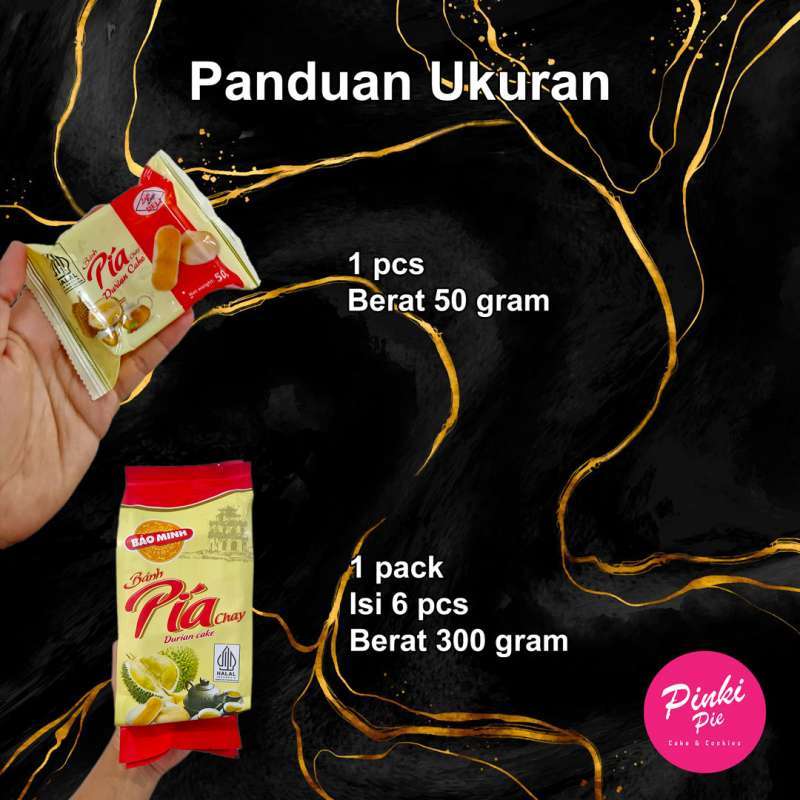 Promo Pia Durian Vietnam Banh Pia Chay 300gr Vegetarian Diskon 4% Di ...