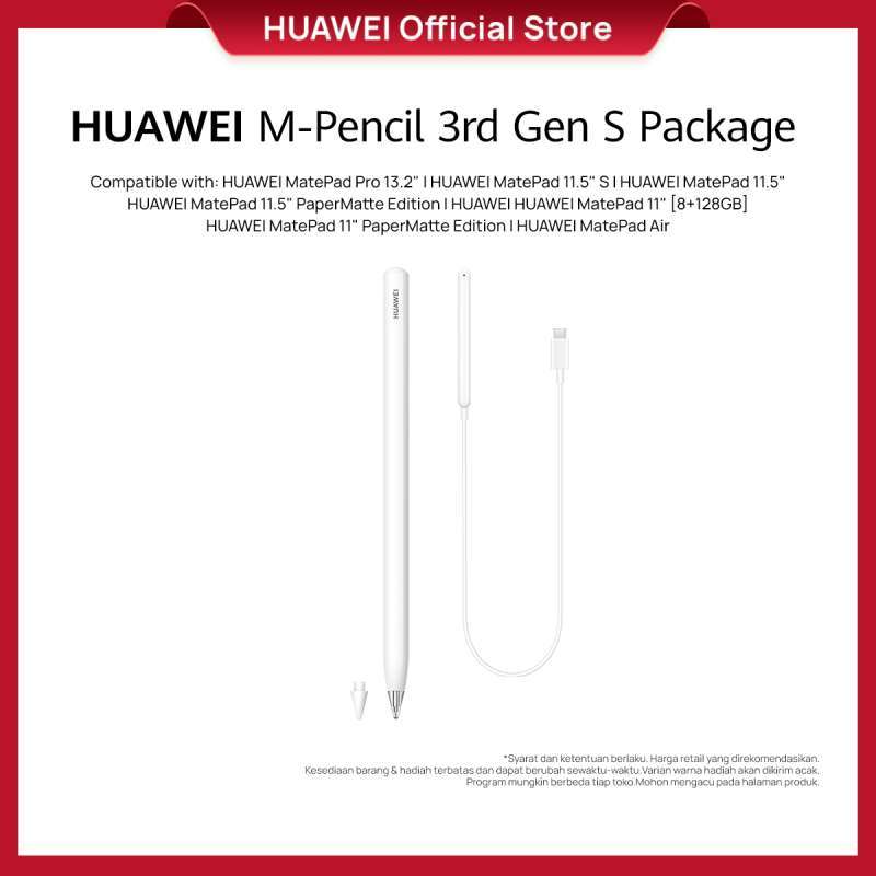 Jual Huawei Pencil Package Gen 3 Spesifikasi Original, Murah & Diskon ...