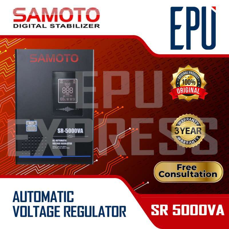 Promo Avr Stabilizer Samoto 5kva Stabiliser 5000va Stavol Listrik Smt ...