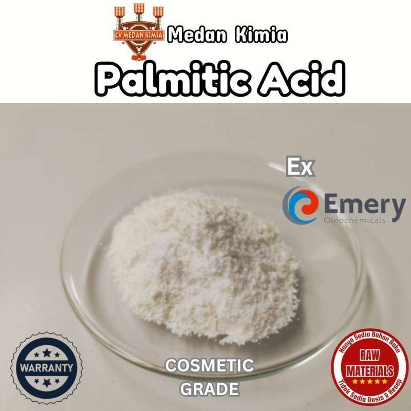 Jual Palmitic Acid / Asam Palmitat Bahan Pembuatan Skincare Kosmetik ...