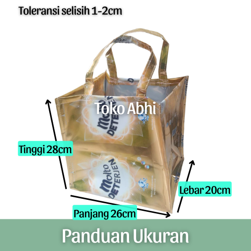 Jual Toko Abhi Tas Laundry Dan Belanja Dari Bungkus Detergen Ukuran ...