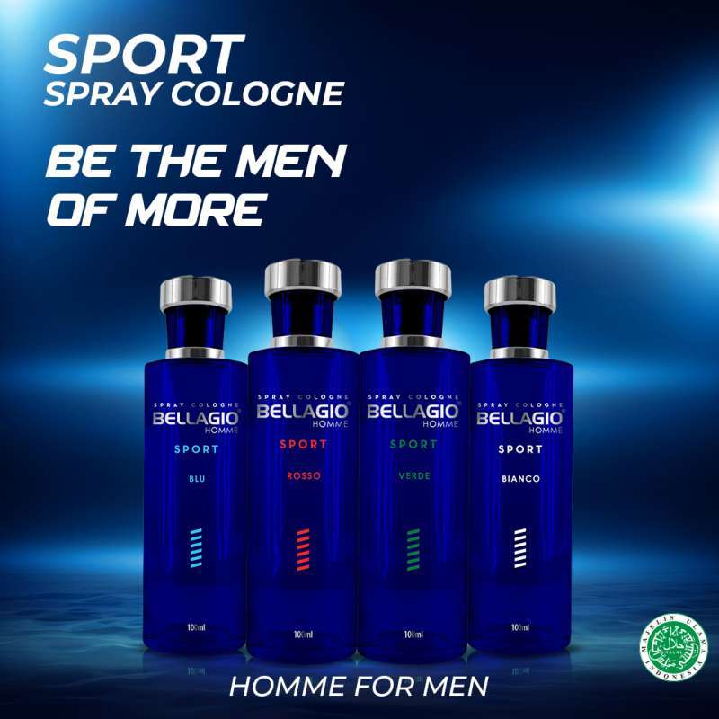 Promo Bellagio Sport Blue Blu Cologne Pria [100 Ml] Diskon 30% Di ...