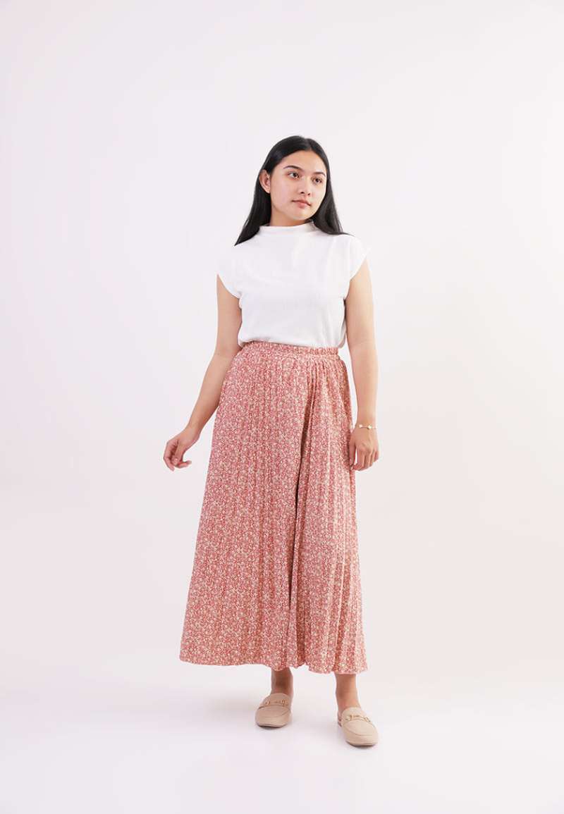 Promo Berrybenka - Rok Wanita Korean Style Motif Bunga Tekka Cornelia ...