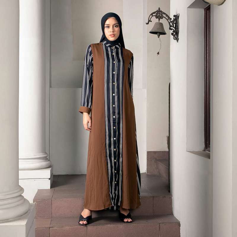 Promo Kaleela Kaluna Dress - Brown - S Diskon 49% Di Seller Kaleela.id ...