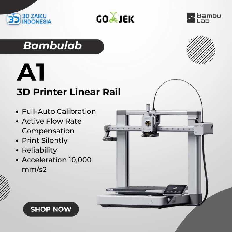 Jual Bambulab A1 Klipper 3d Printer Linear Rail Fast Print Speed ...