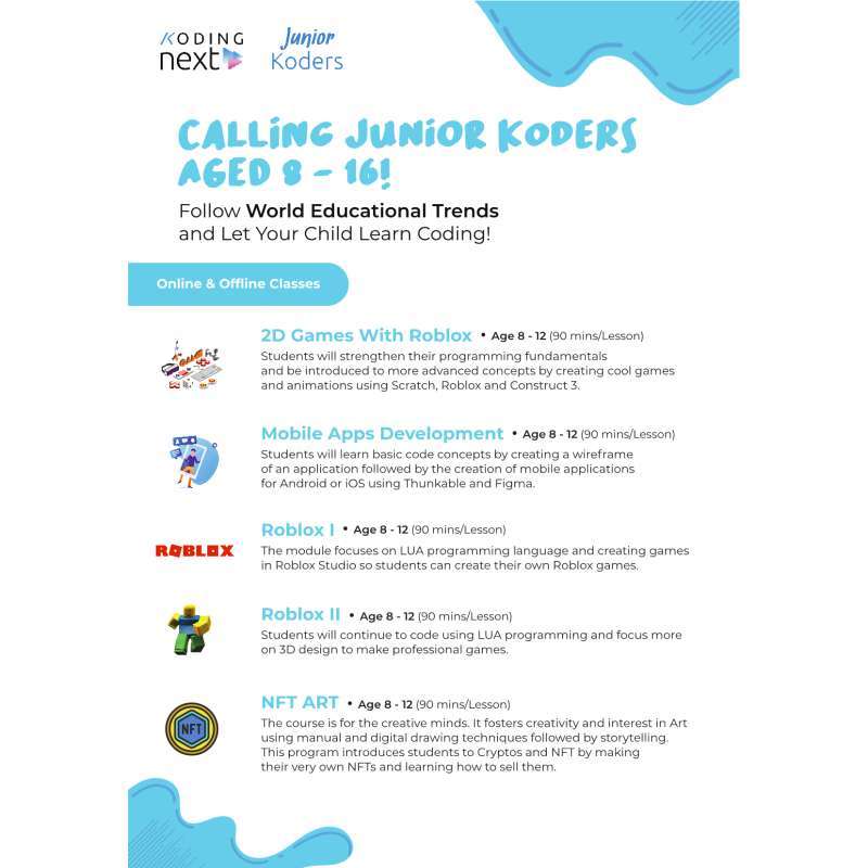 Promo Annual Modules Of Junior Koders By Koding Next Menteng Diskon 14% ...