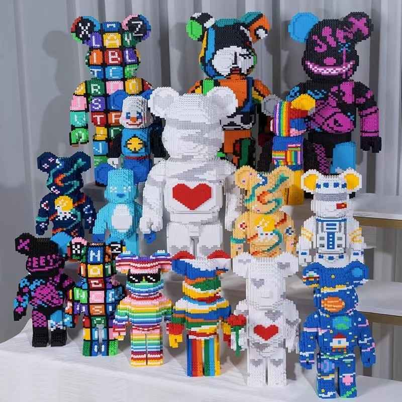 Promo Smy Nano Blocks Big Violent Bear 3d Model, Mainan Blok Susun ...