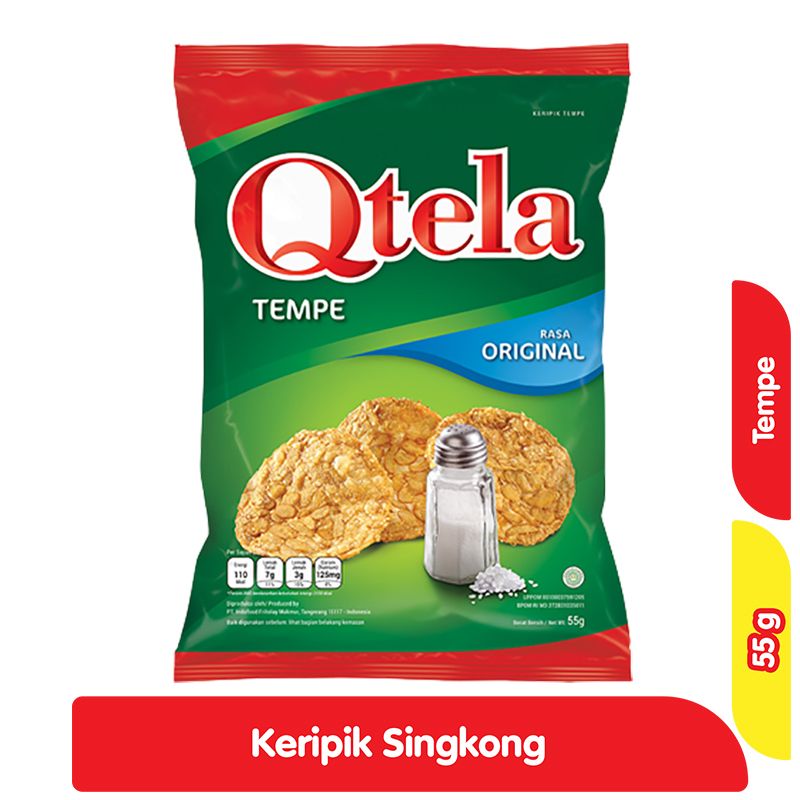 Jual Qtela Keripik Tempe Original 55 g di Seller Alfamidi Official ...
