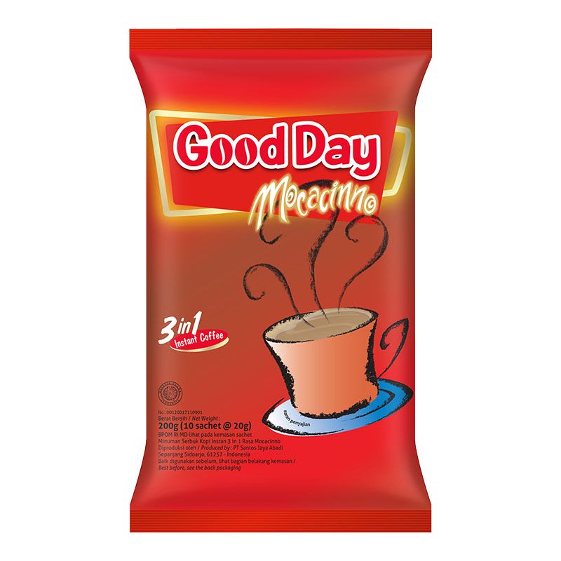 Jual Good Day Kopi Instant 3 in 1 Mocacinno 10 x 20 g di Seller ...