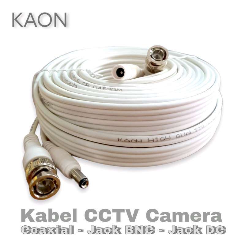 Jual Kaon Coaxial Kable Kamera Cctv Terpasang Konektor Bnc Ke Camera Dan Dc Ke Power Adaptor Di ...
