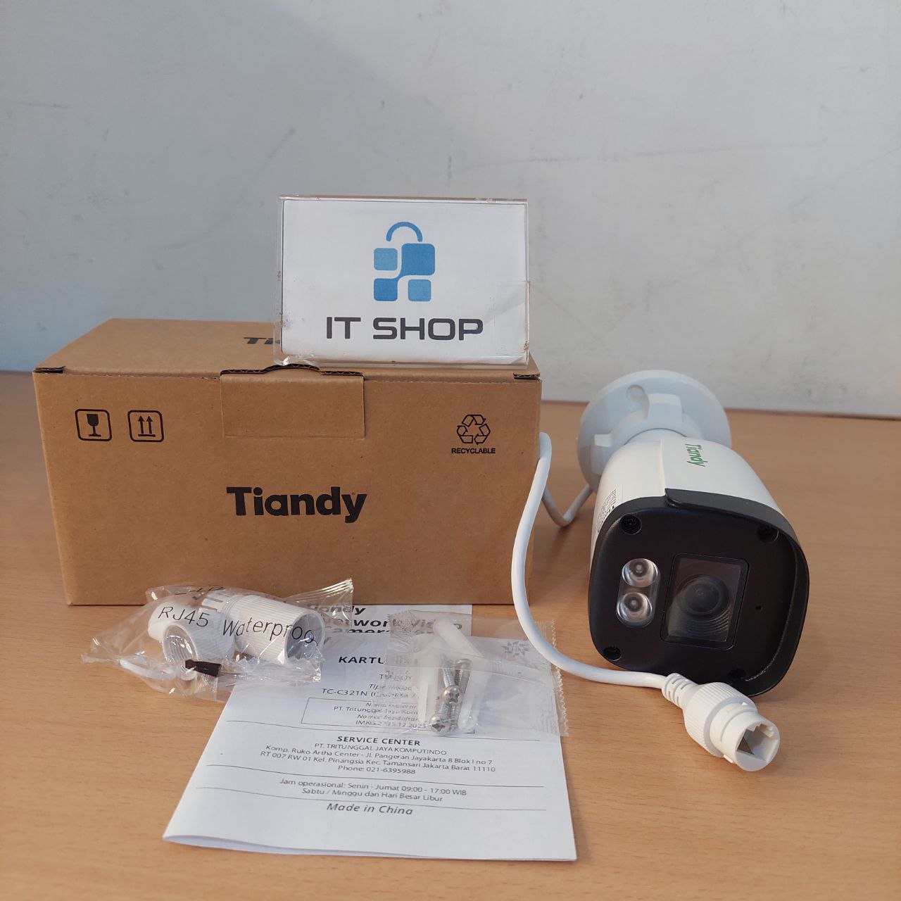 Jual Tiandy Tc-c321n 2.8mm 2mp Fixed Bullet Camera Di Seller It Shop ...