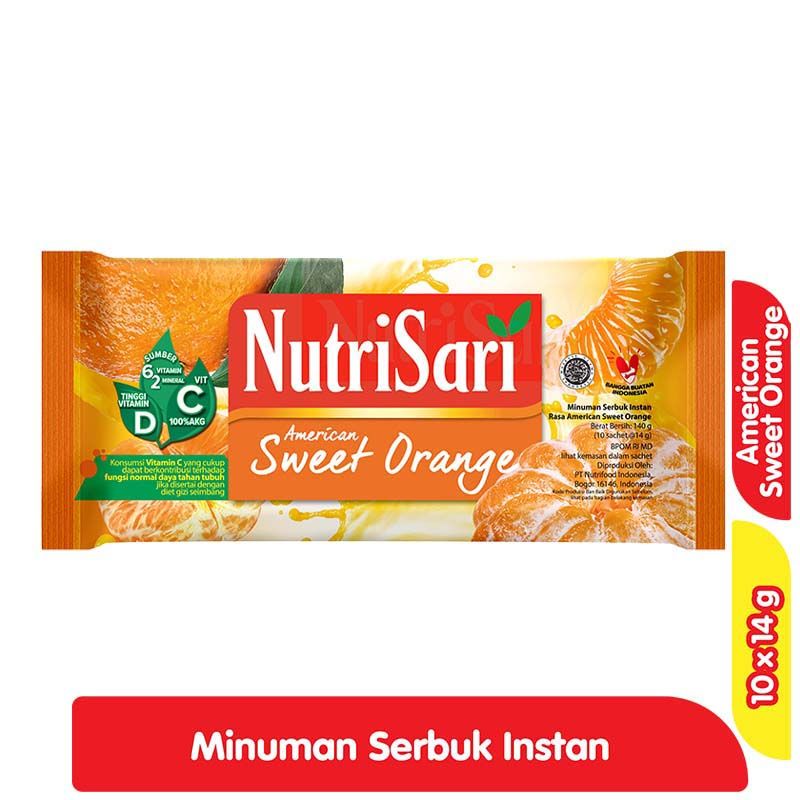 Jual Nutrisari American Sweet Orange 10 X 14 G - Minuman Buah Vitamin C ...