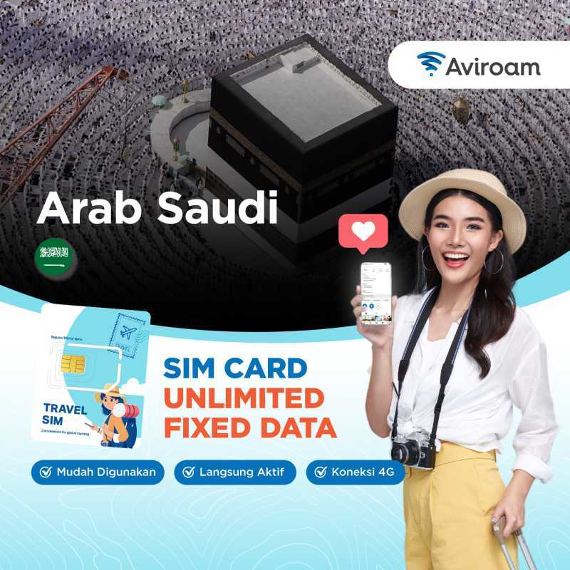 Jual Aviroam Sim Card Travel ( Arab Saudi ) Fixed Data Di Seller ...