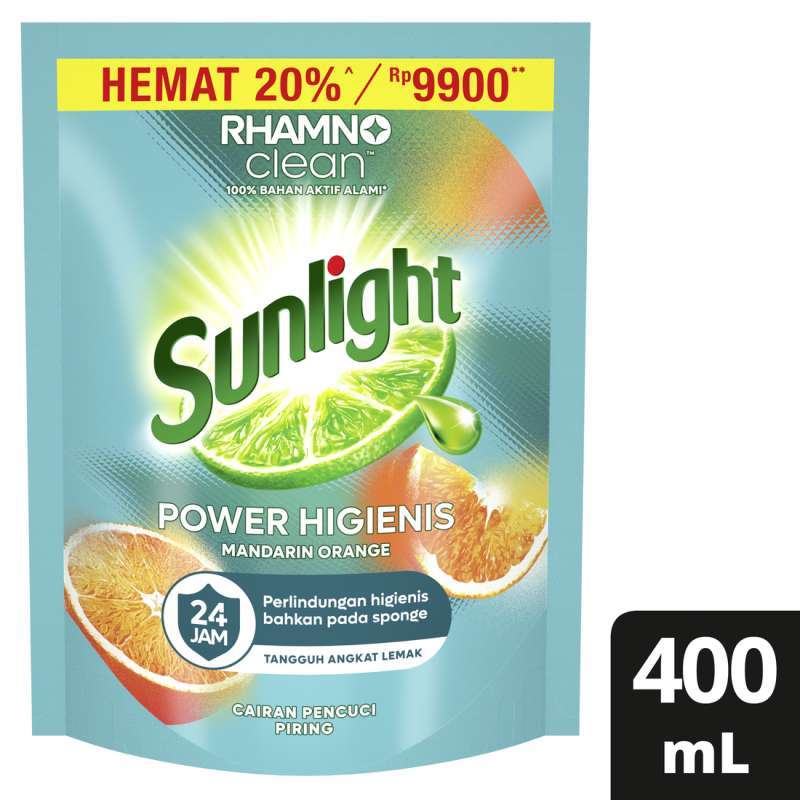 Promo Sunlight Sabun Cuci Piring Cair Refill Extra Higienis [400 Ml] Diskon 12% Di Seller ...