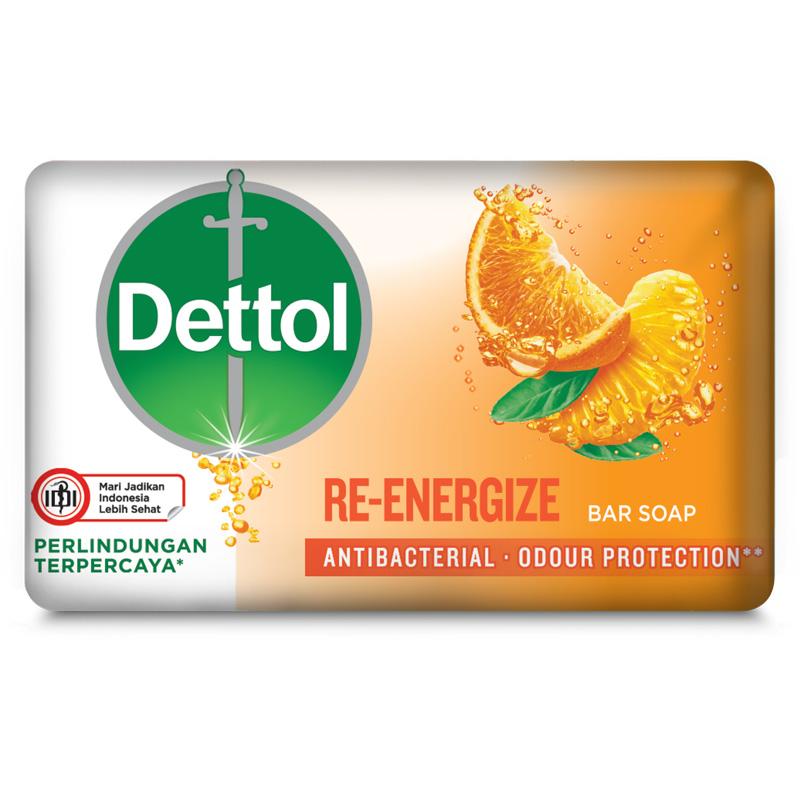 Jual Dettol Sabun Batang Anti Bakteri Re-energize 100 g di Seller ...