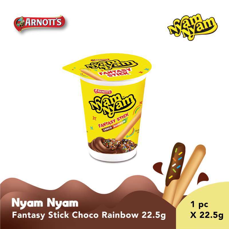 Jual Nyam - Nyam Fantasy Stick Choco Rainbow Di Seller Arnott's ...