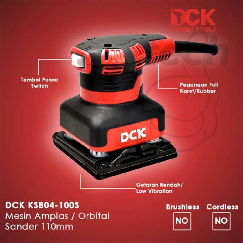 Promo Mesin Amplas Kotak Orbital Sander 240w Dck Ksb04-100s Diskon 20% Di Seller Good Tech ...