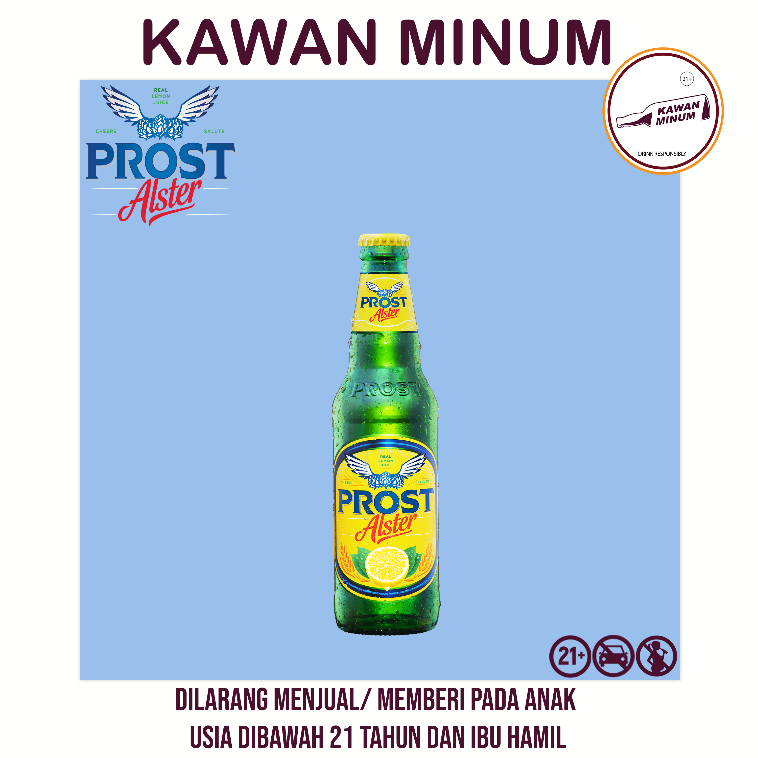 Jual PROST Alster Pint Minuman Bir [330 mL] di Seller Kawan Minum ...