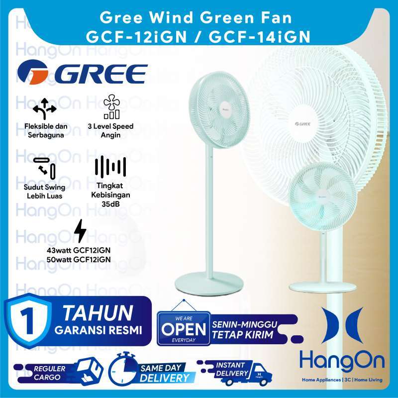 Promo Gree Wind Green Fan Kipas Angin Fleksibel Serbaguna 2 Model Gcf ...