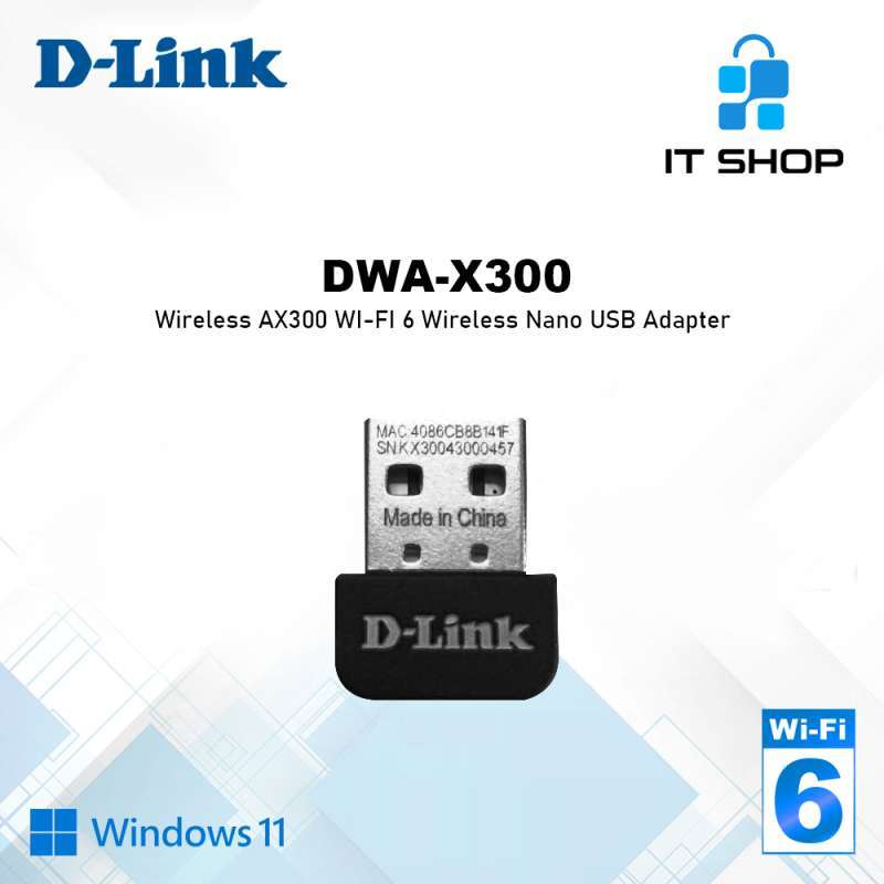 Jual D-link Dwa X300 Wireless Ax300 Wi-fi 6 Nano Usb Adapter Di Seller ...