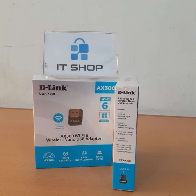 Jual D-link Dwa X300 Wireless Ax300 Wi-fi 6 Nano Usb Adapter Di Seller ...
