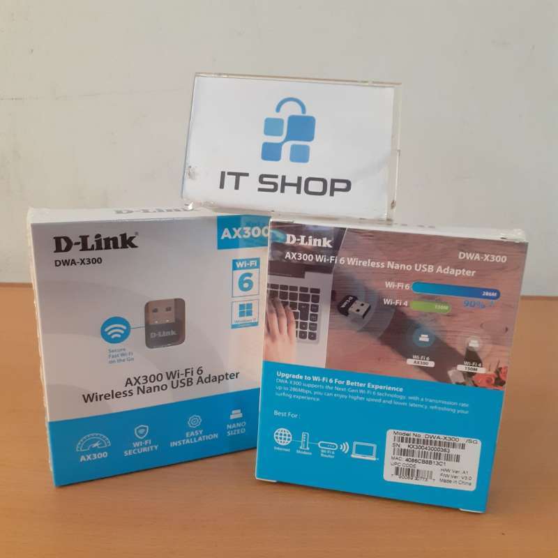 Jual D-link Dwa X300 Wireless Ax300 Wi-fi 6 Nano Usb Adapter Di Seller ...